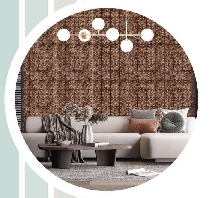 Dark Brown PVC Panel – Myindianthings