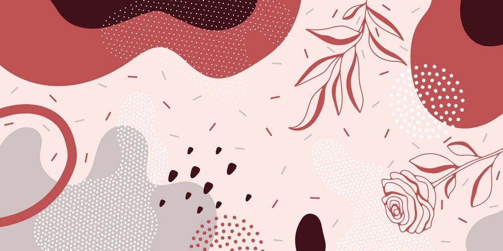 Aesthetic Abstract Pattern Boho Wallpaper – Myindianthings