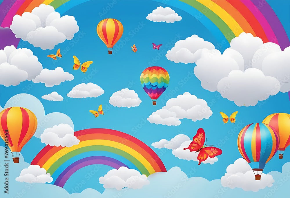 Beautiful Sky Background Kids Wallpaper – Myindianthings
