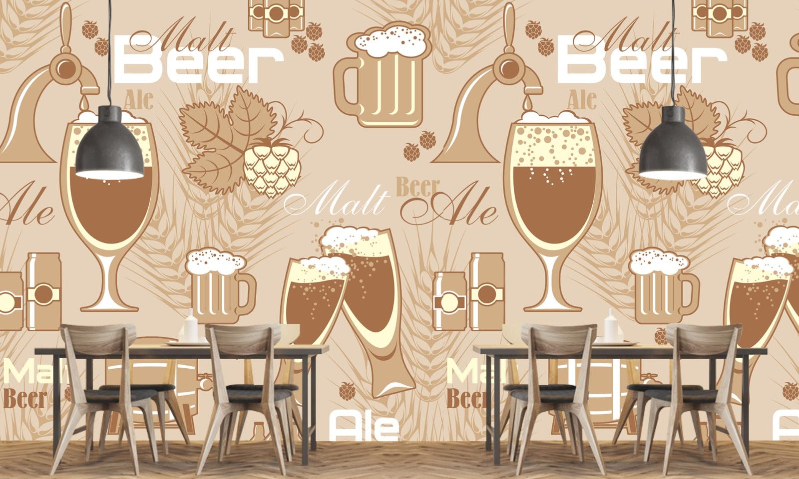 Beer Vibes Bar Wallpaper – Myindianthings