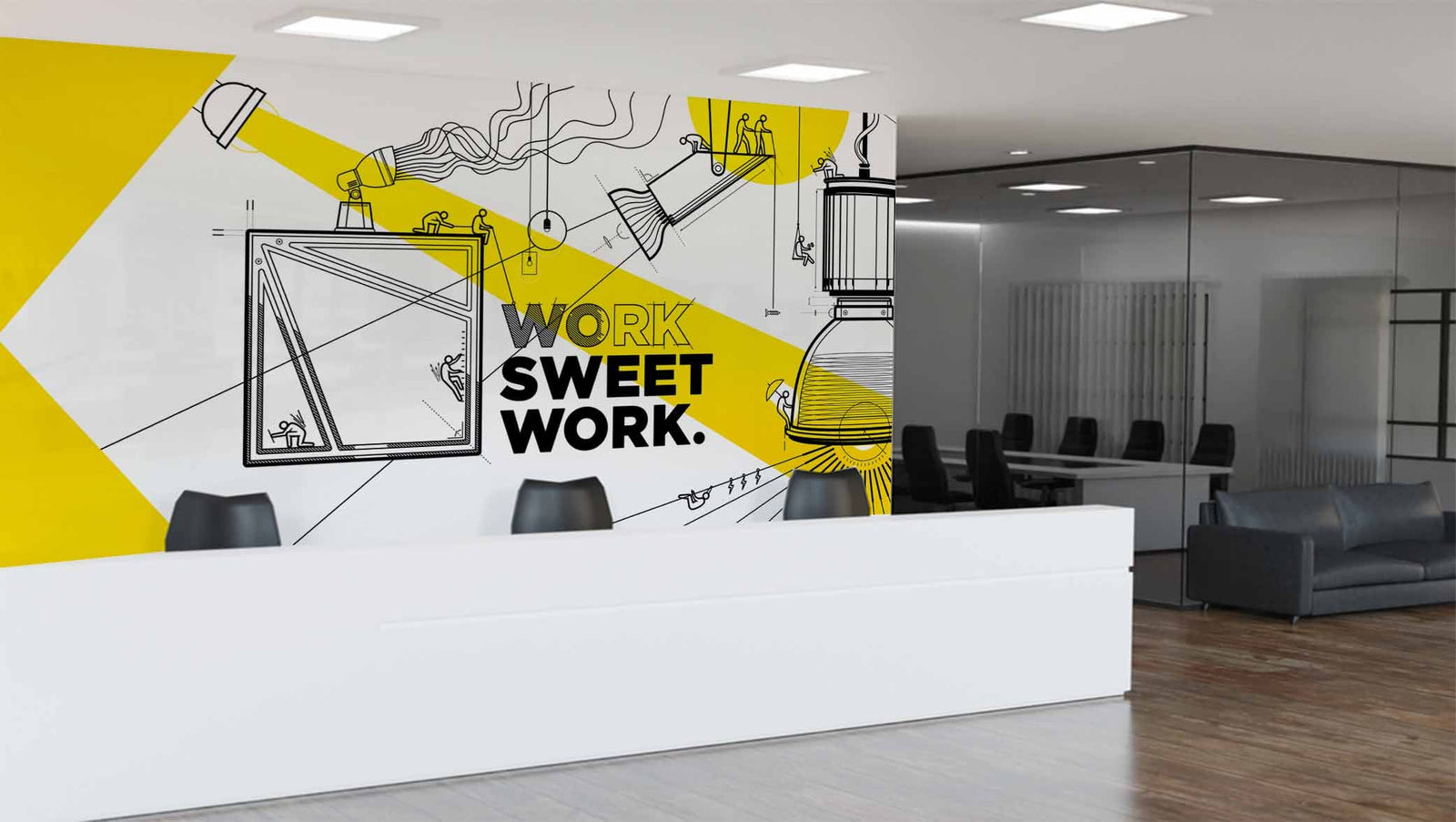 Classic And Stylish Theme Office Wallpaper – Myindianthings