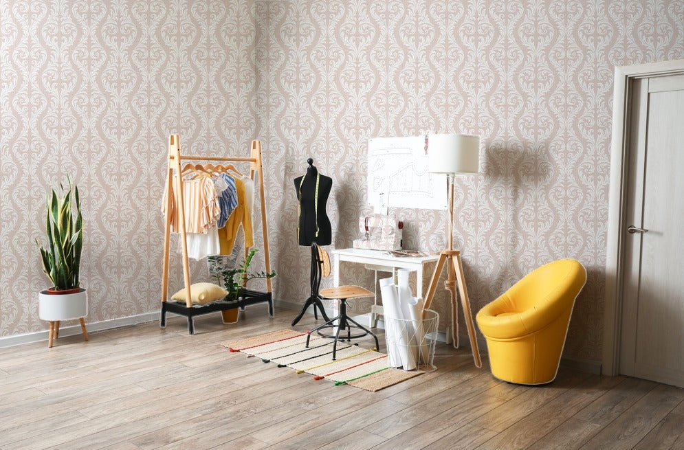 Classic Pattern Boutique Wallpaper – Myindianthings
