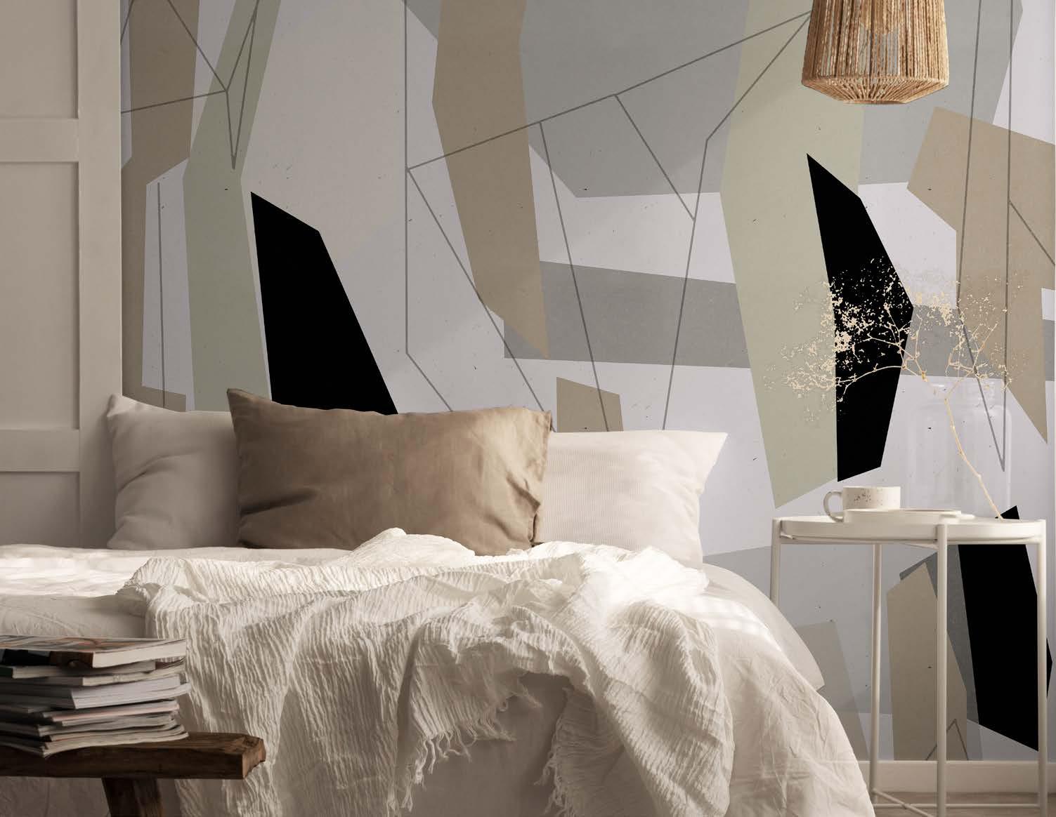 Contemporary Abstract Wallpaper – Myindianthings