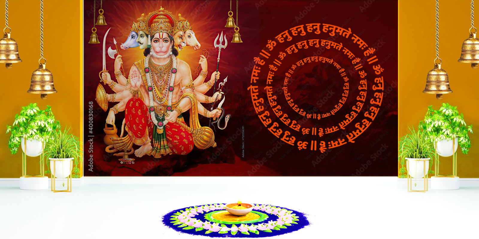 Divine Hanuman Ji Wallpaper – Myindianthings
