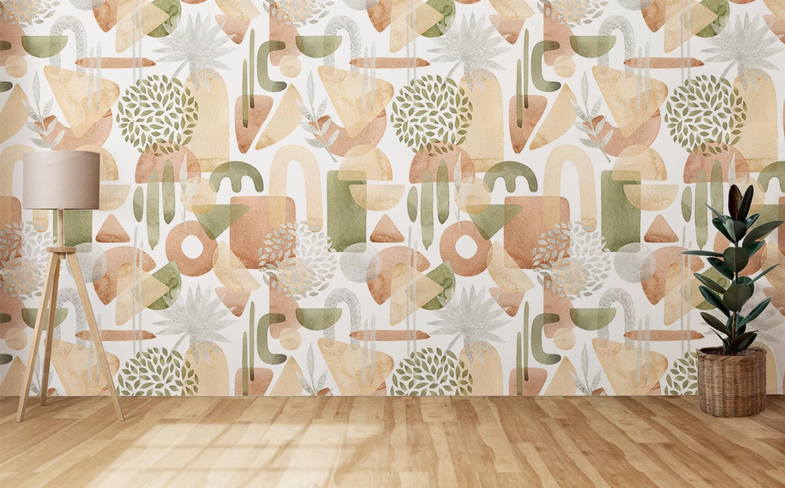 Geometric Shapes Theme Aesthetic Wallpaper – Myindianthings