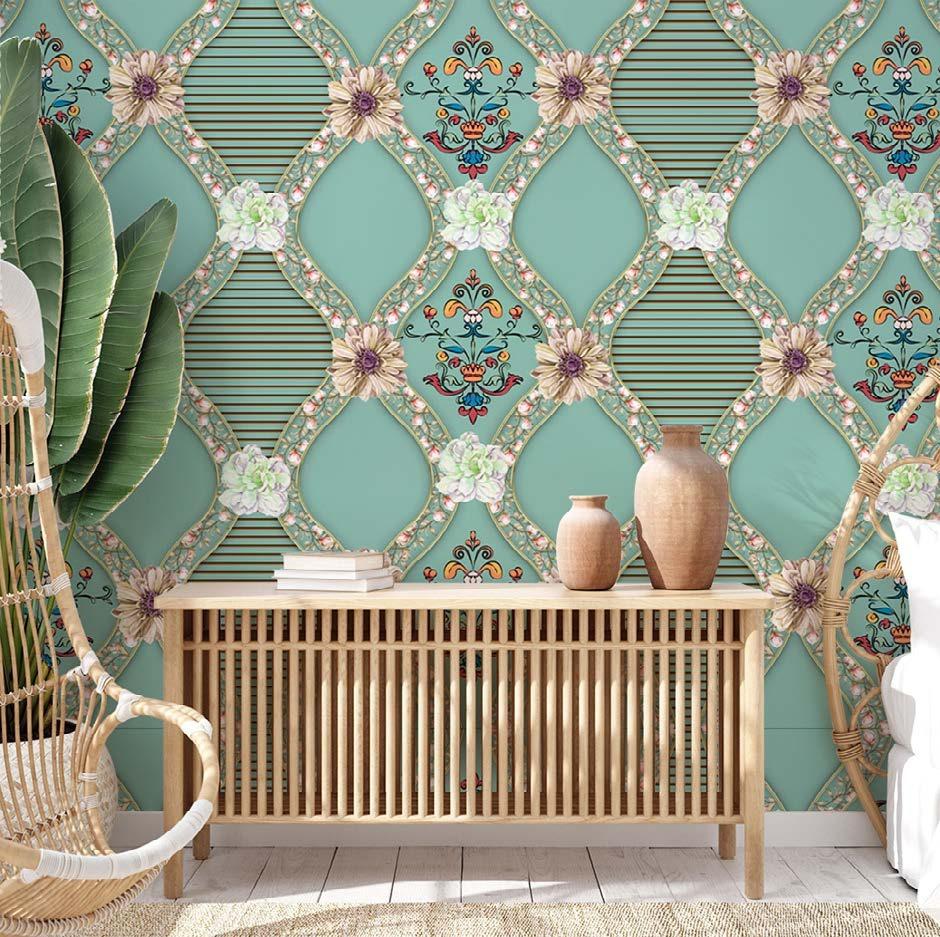 Pleasing View Indian Pattern Wallpaper – Myindianthings