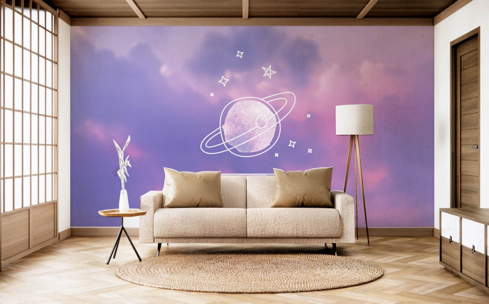 Purple Sky Theme Aesthetic Wallpaper – Myindianthings