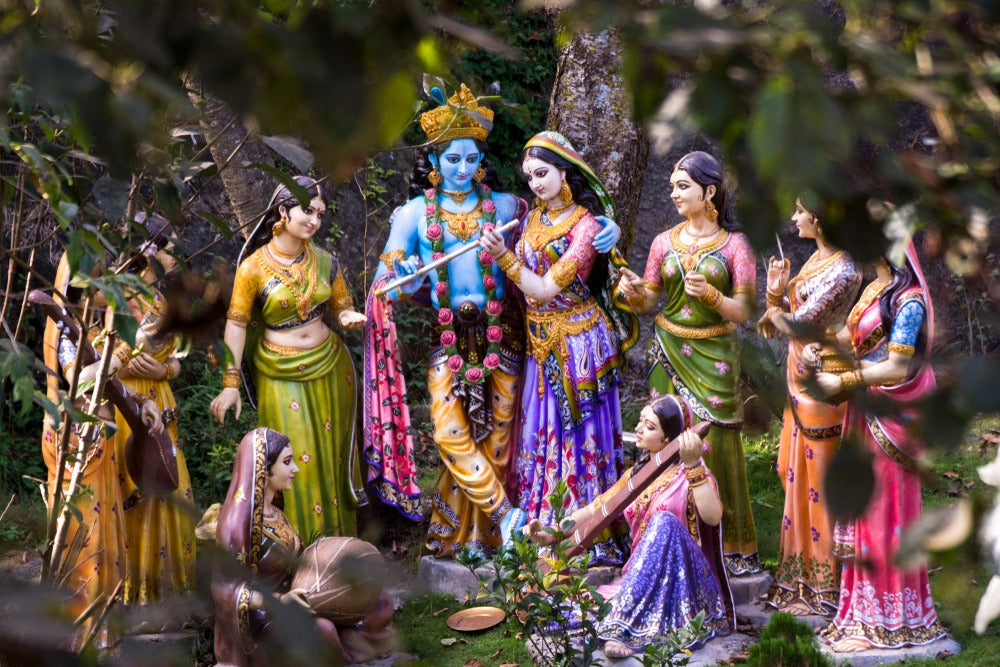 Radha Krishna Gokul Dhaam Wallpaper – Myindianthings