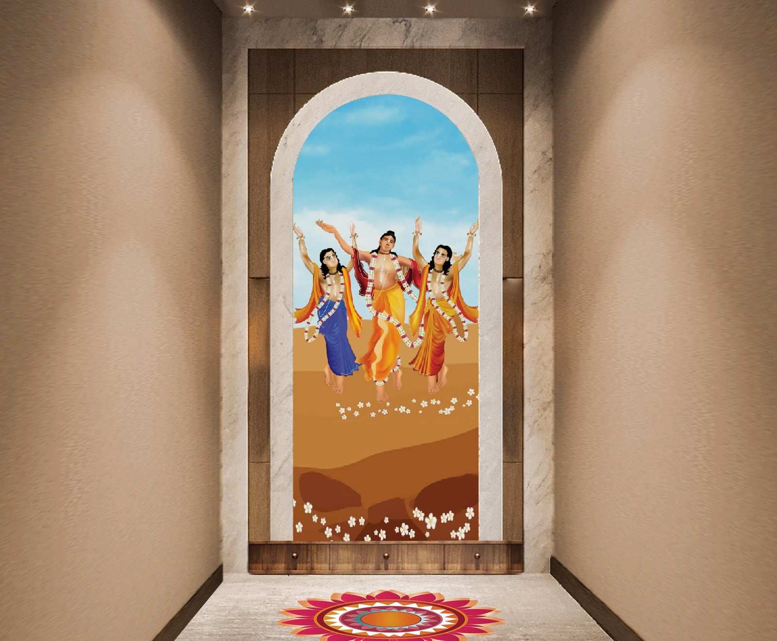 Radhe Krishna Bhakti God Wallpaper – Myindianthings