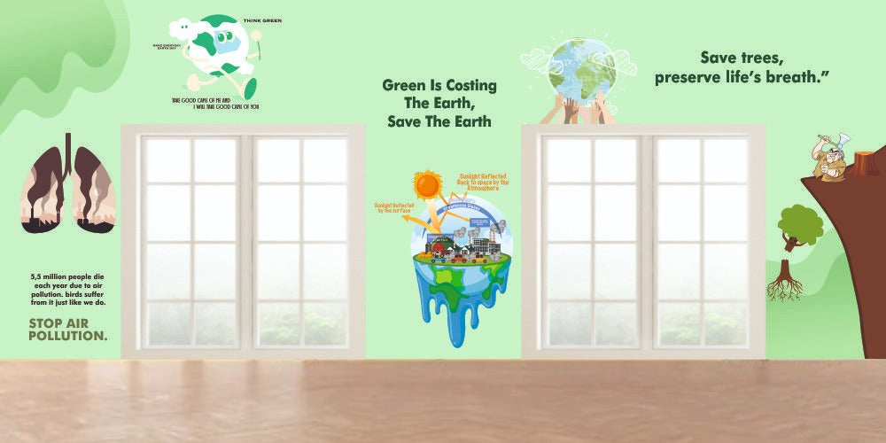 Save Earth Theme School Wallpaper – Myindianthings