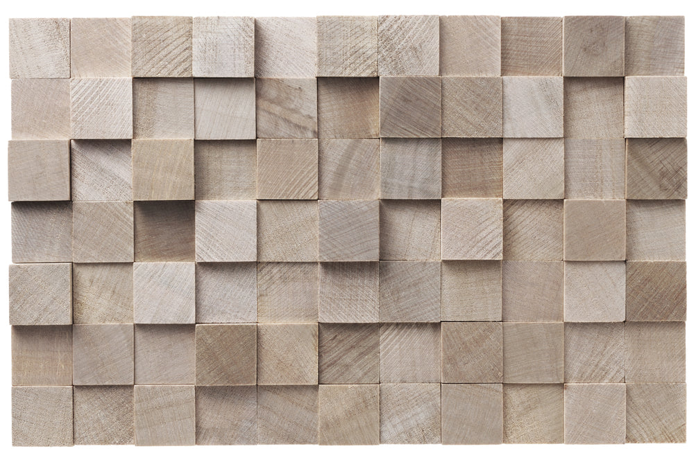 Square Box Themed Wooden Wallpaper – Myindianthings