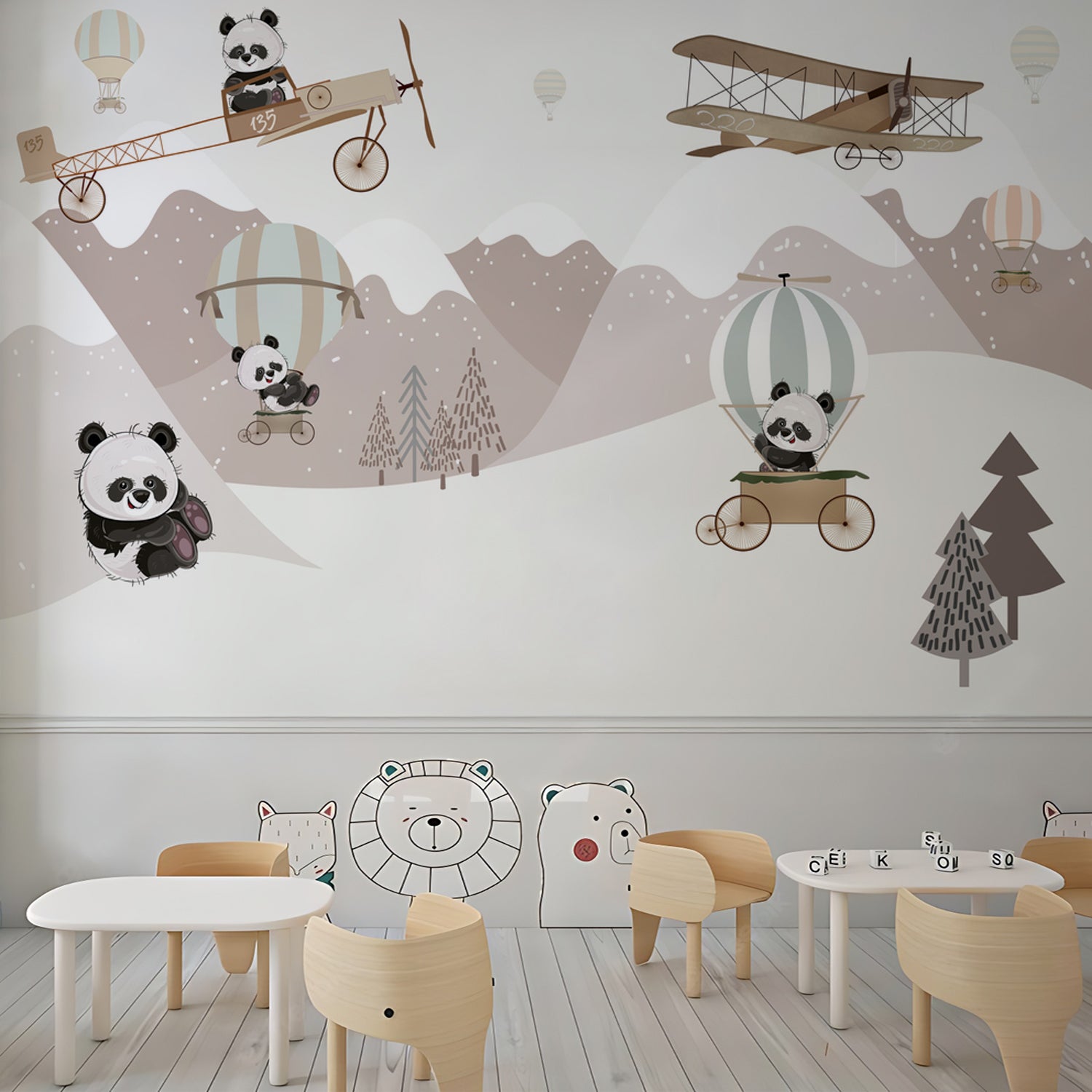 Panda Vinyl Wallpaper – Myindianthings