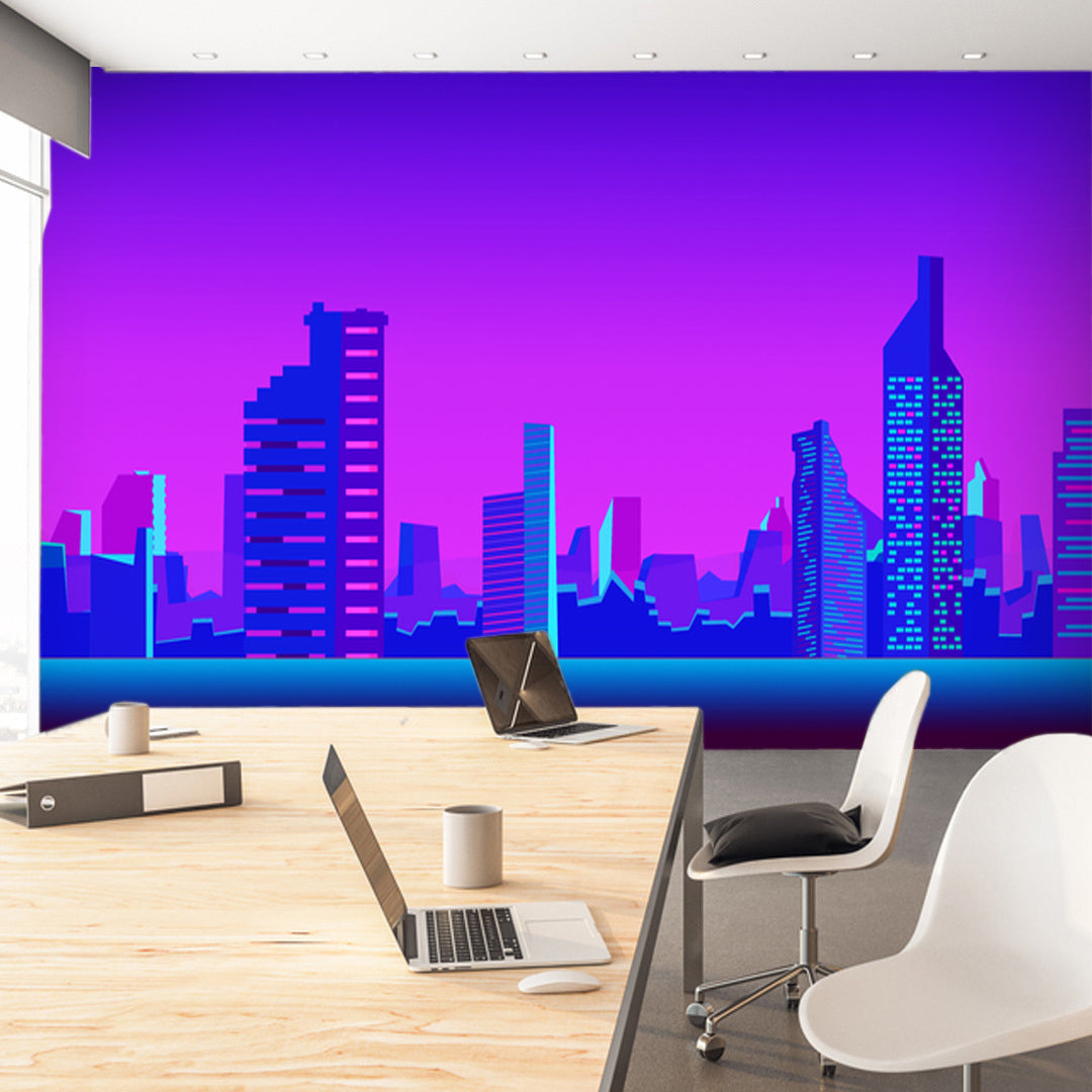 Subtle Real Estate Purple Wallpaper – Myindianthings