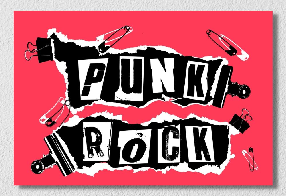 Pink Punk Rock Wall Art – Myindianthings