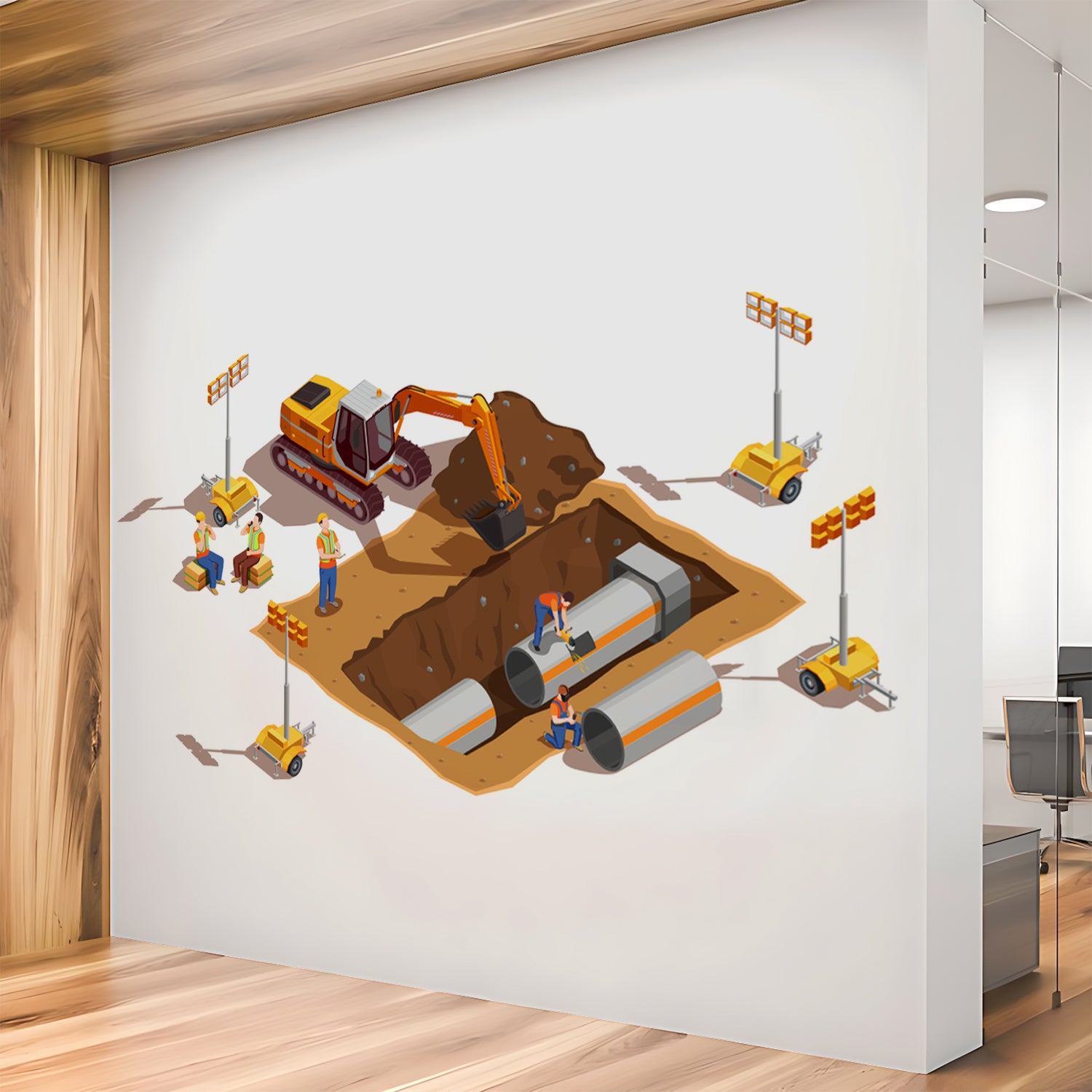 Excavator Construction Wallpaper – Myindianthings