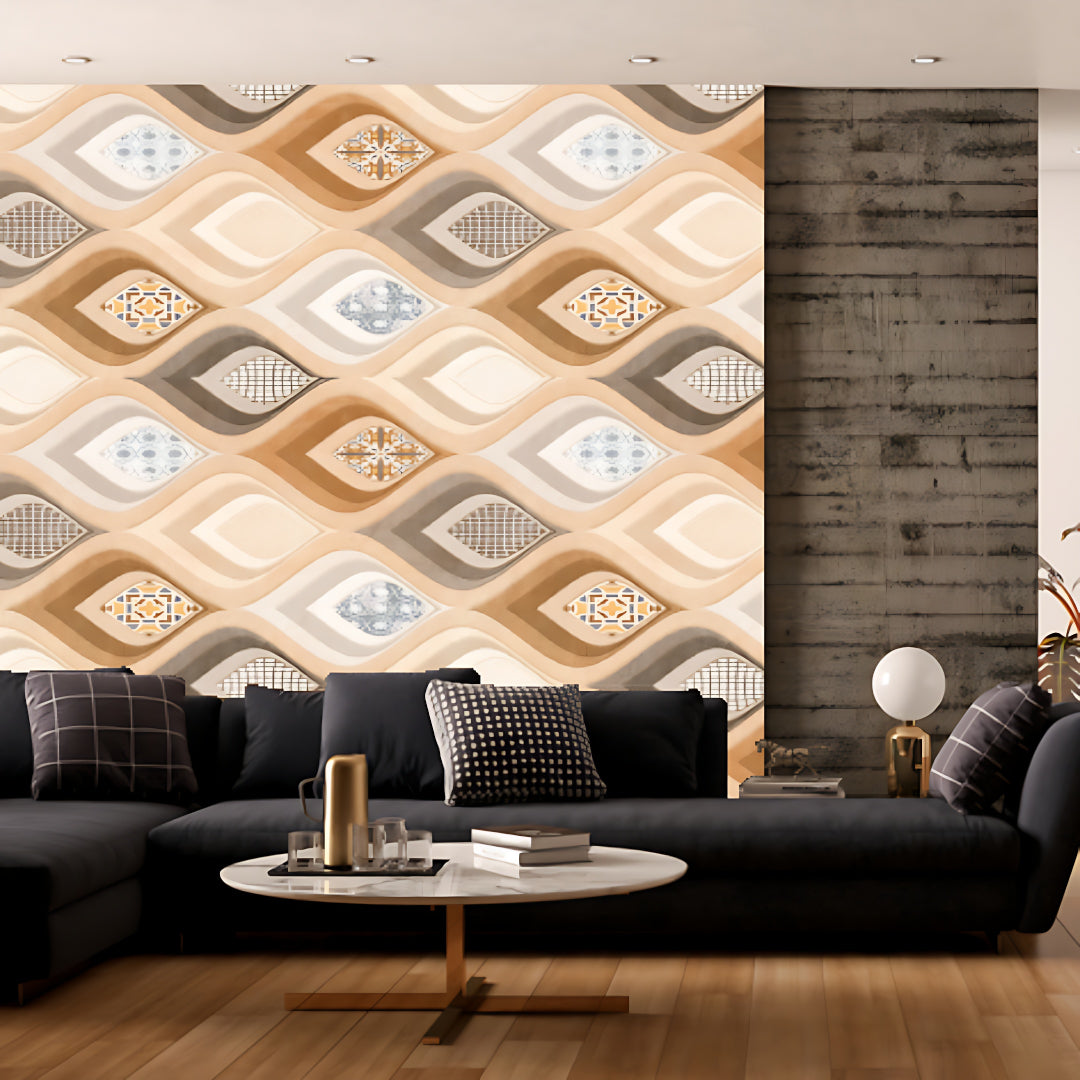 Attractive tile Customised Wallpaper – Myindianthings