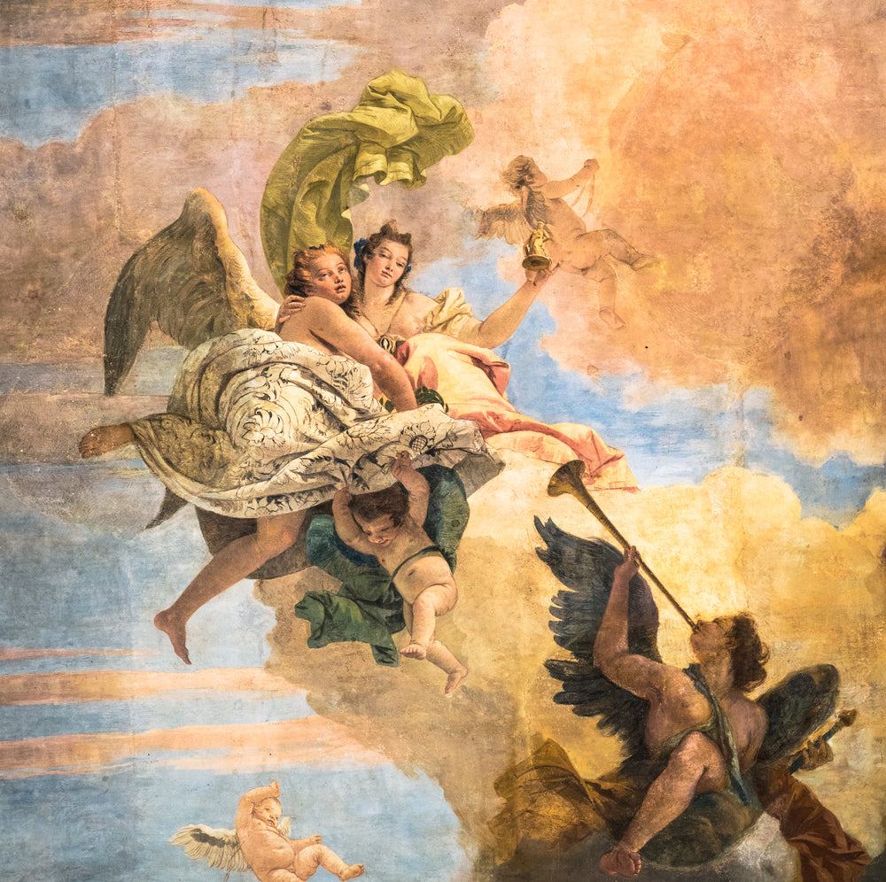 Baroque Decor Ceiling Wallpaper – Myindianthings