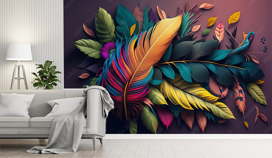 3d Leaf Wallpaper – Myindianthings
