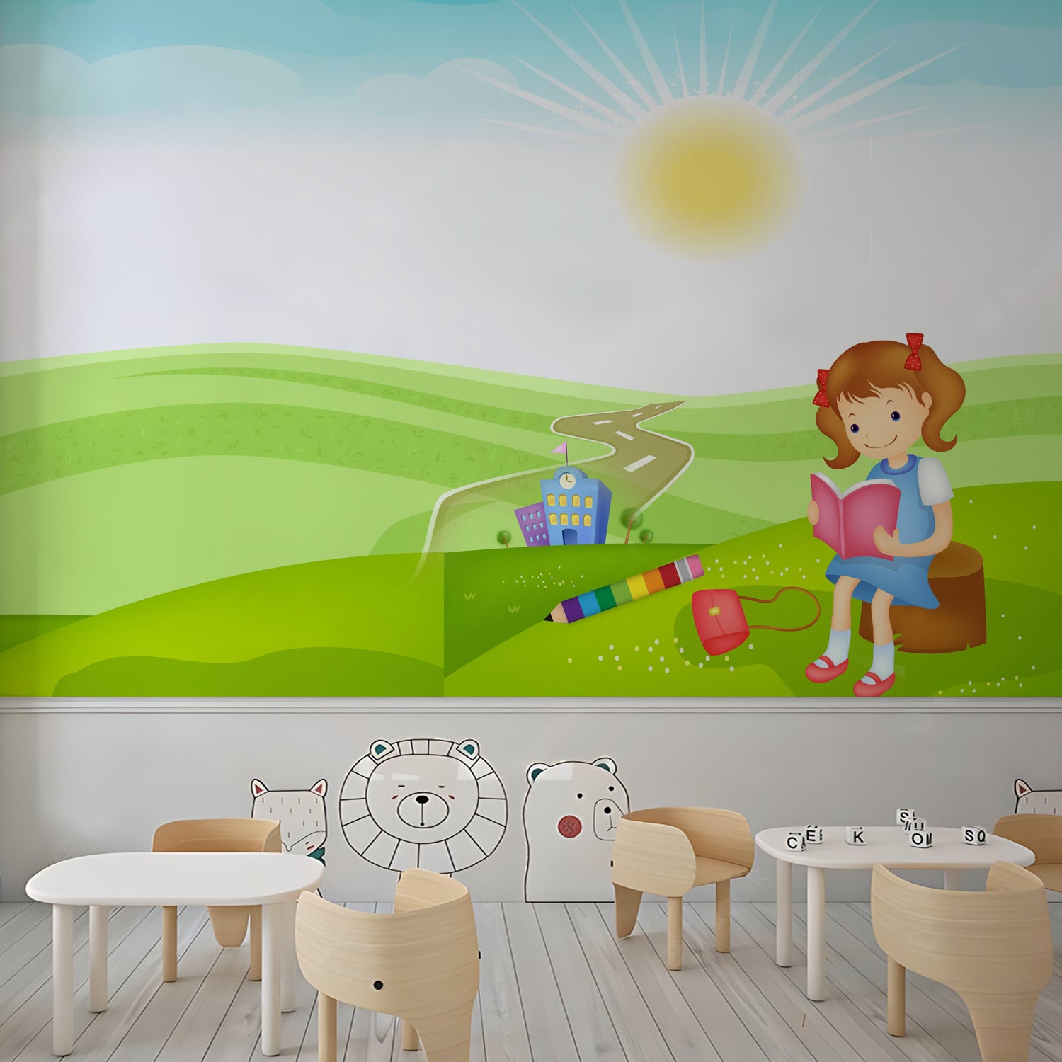 Student Nursery School Wallpaper – Myindianthings