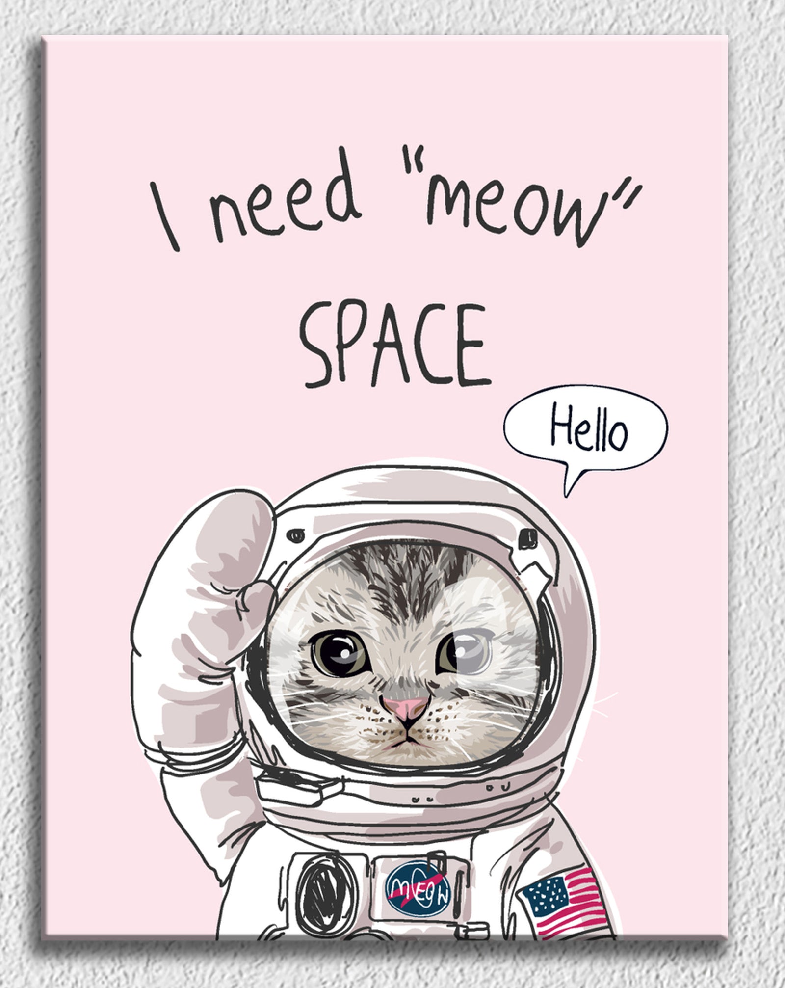 I Need Meow Space Art – Myindianthings