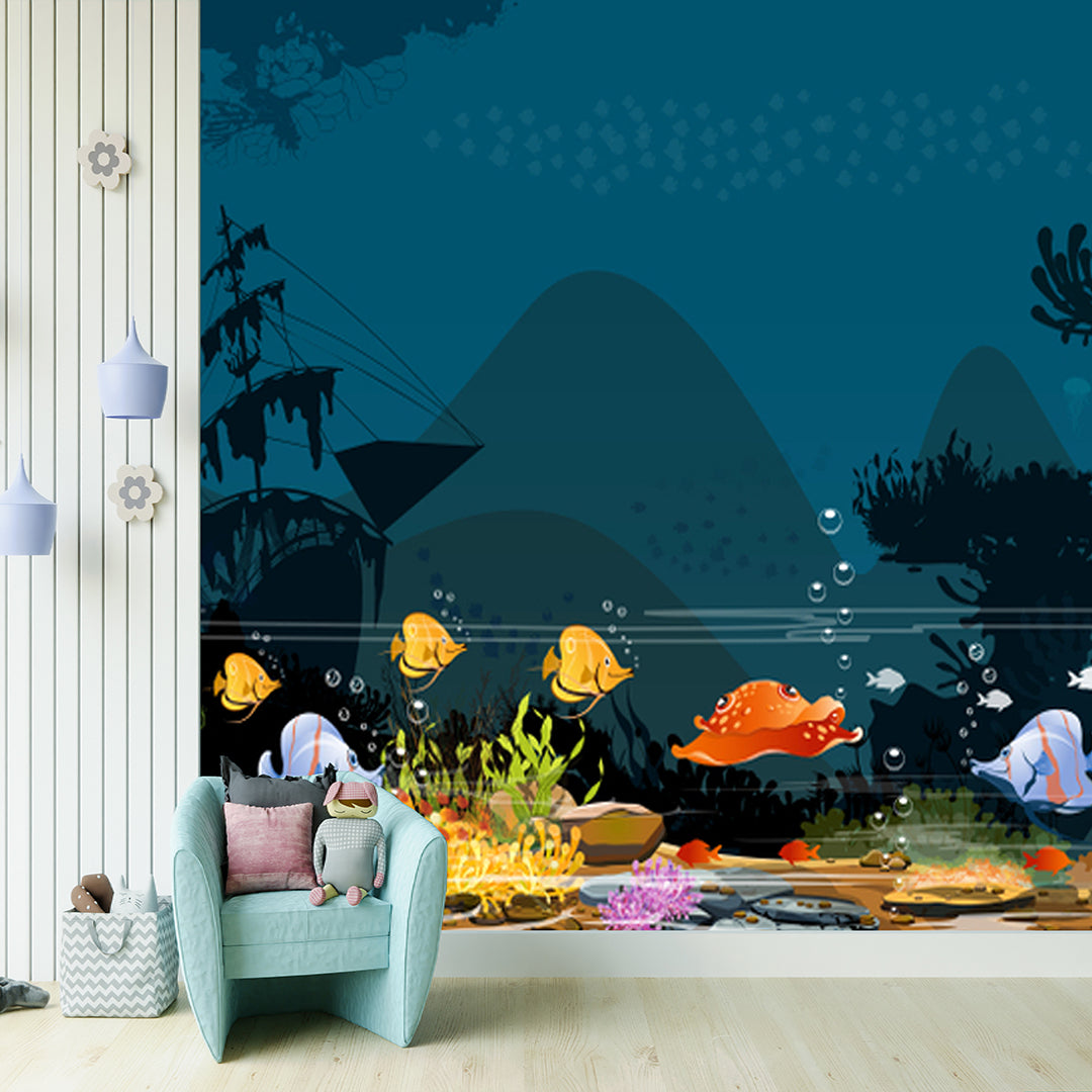 Undersea Nimo Fish Artistic 3D Wallpaper – Myindianthings