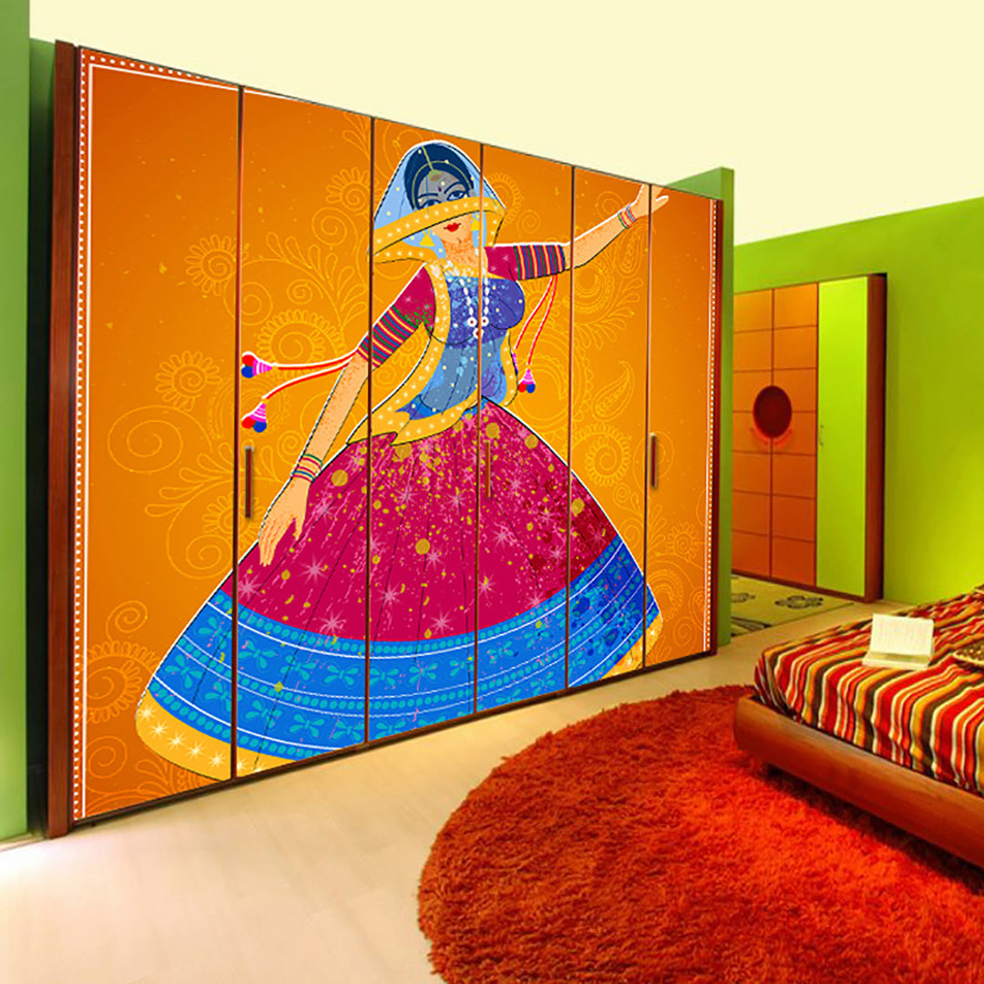 Wardrobe Indian Folk Dance Sticker – Myindianthings