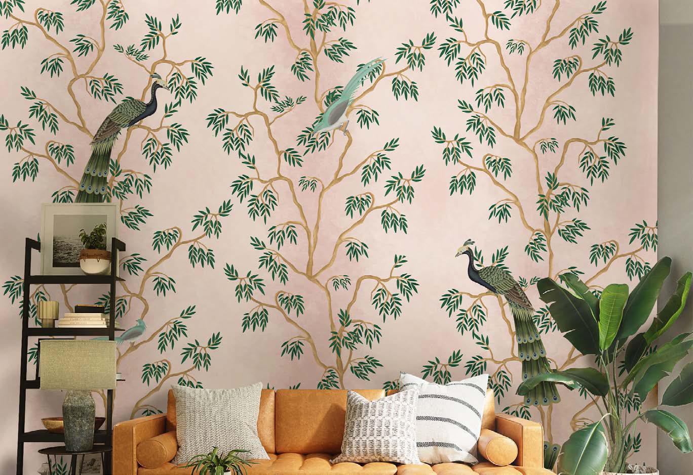 Enchanted Willow Whispers Wallpaper – Myindianthings