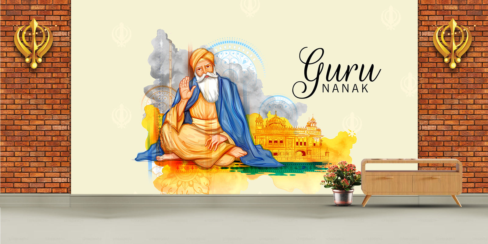 Eternal Wisdom Guru Nanak Wallpaper – Myindianthings