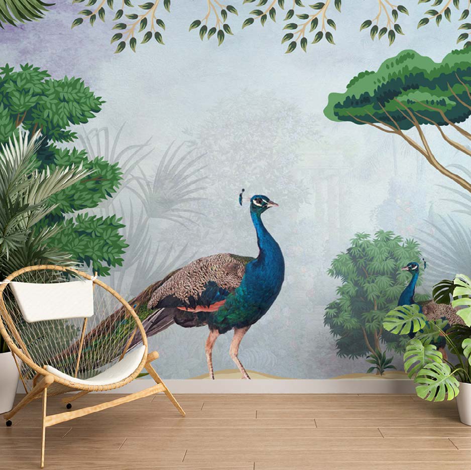 Opulent Peacock Wallpaper – Myindianthings