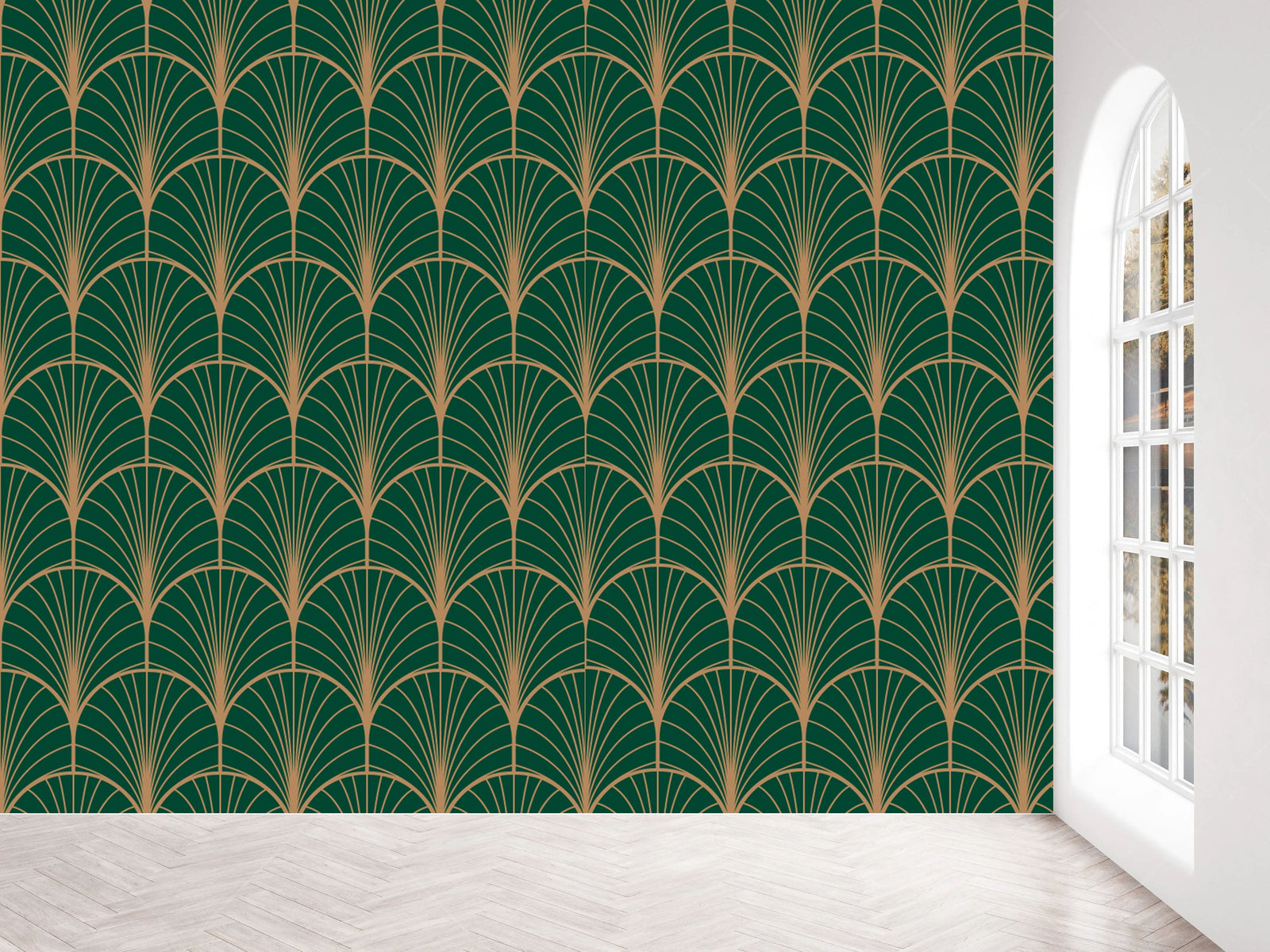 Layered Scales Pattern Wallpaper – Myindianthings