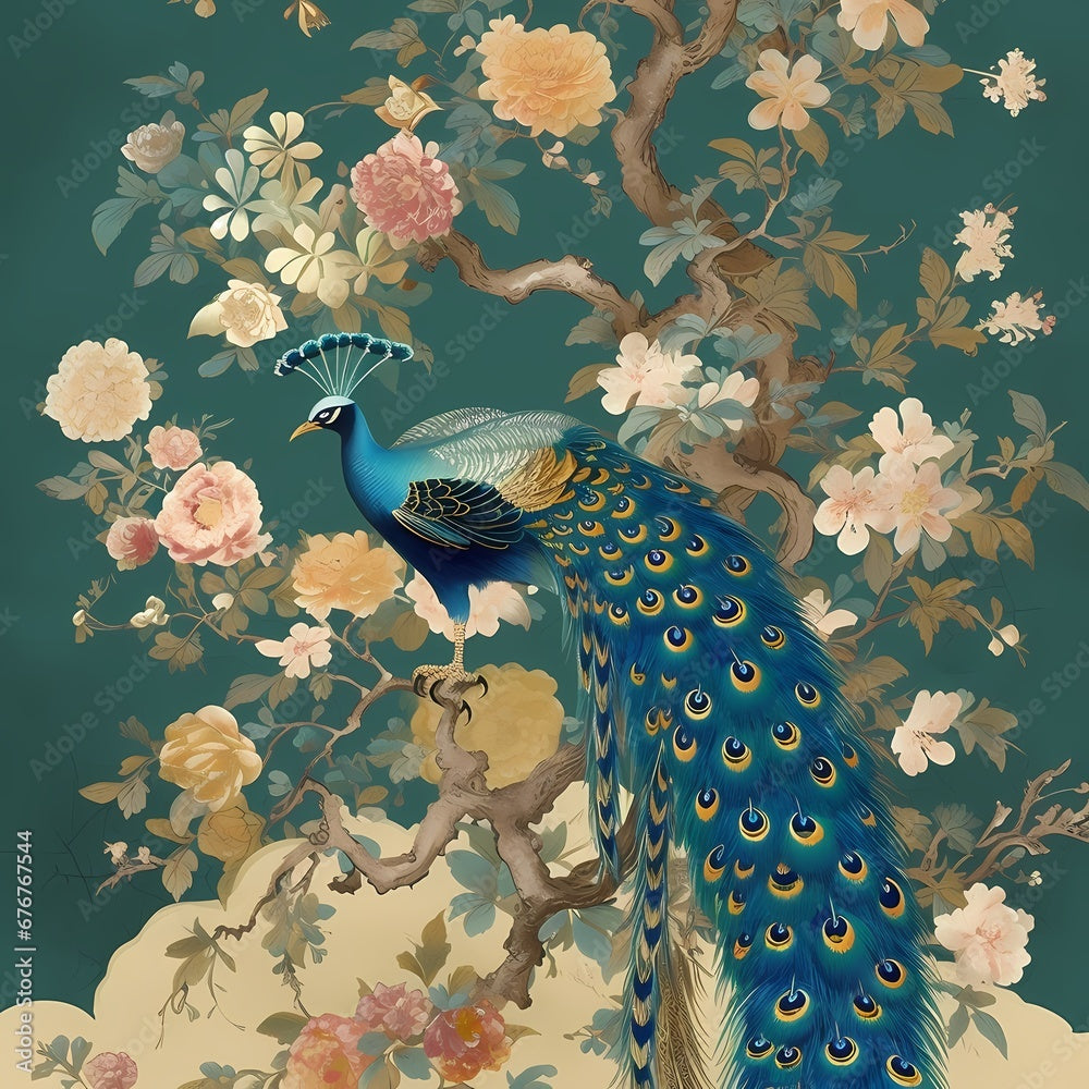 Peacock Background Wallpaper – Myindianthings