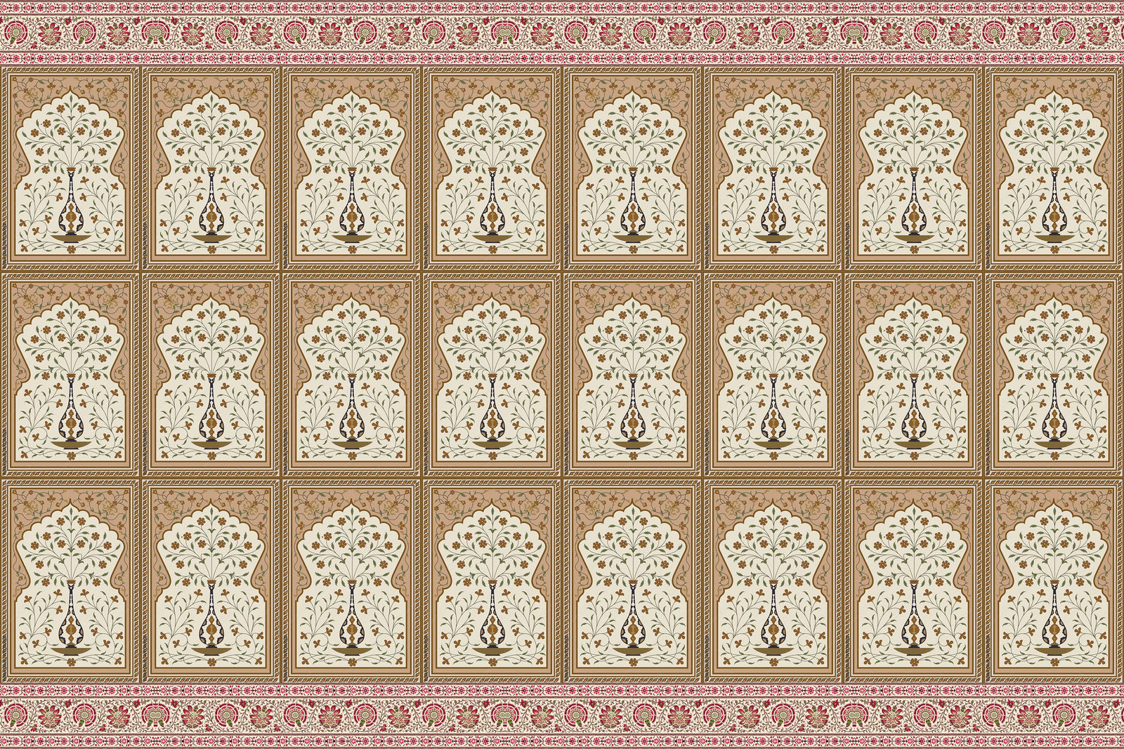 Rajasthani Art Pattern Wallpaper – Myindianthings