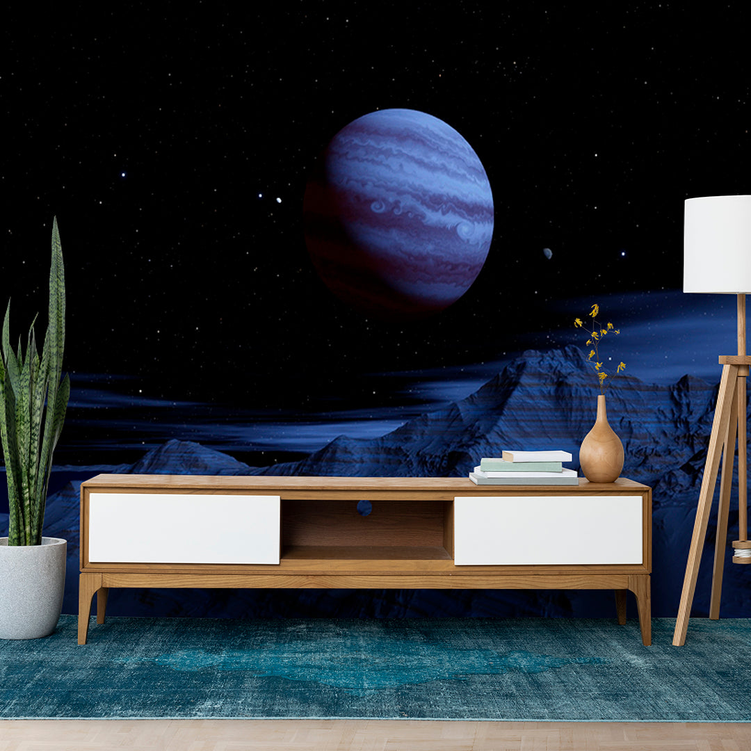 Planet Solar System Blue Wallpaper – Myindianthings