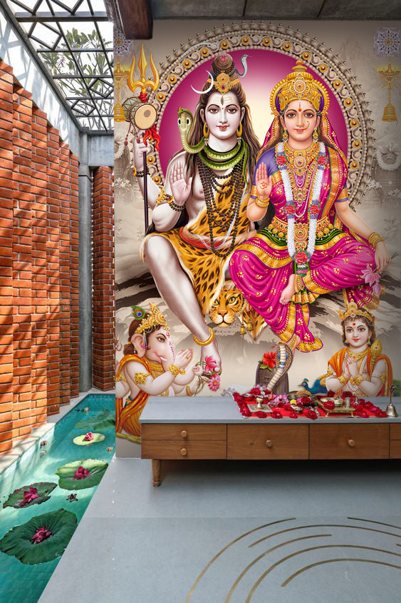 God Shiva Customised Wallpaper – Myindianthings