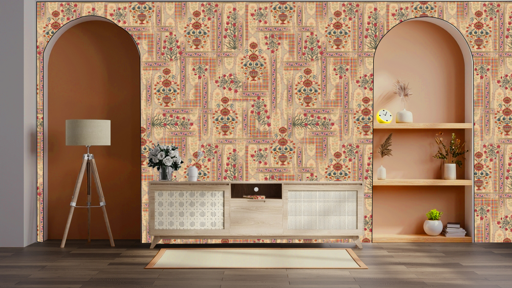 Threaded Traditions Wallpaper – Myindianthings