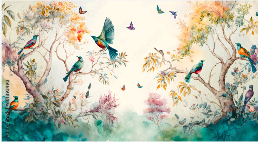 Birds Scene Wallpaper – Myindianthings