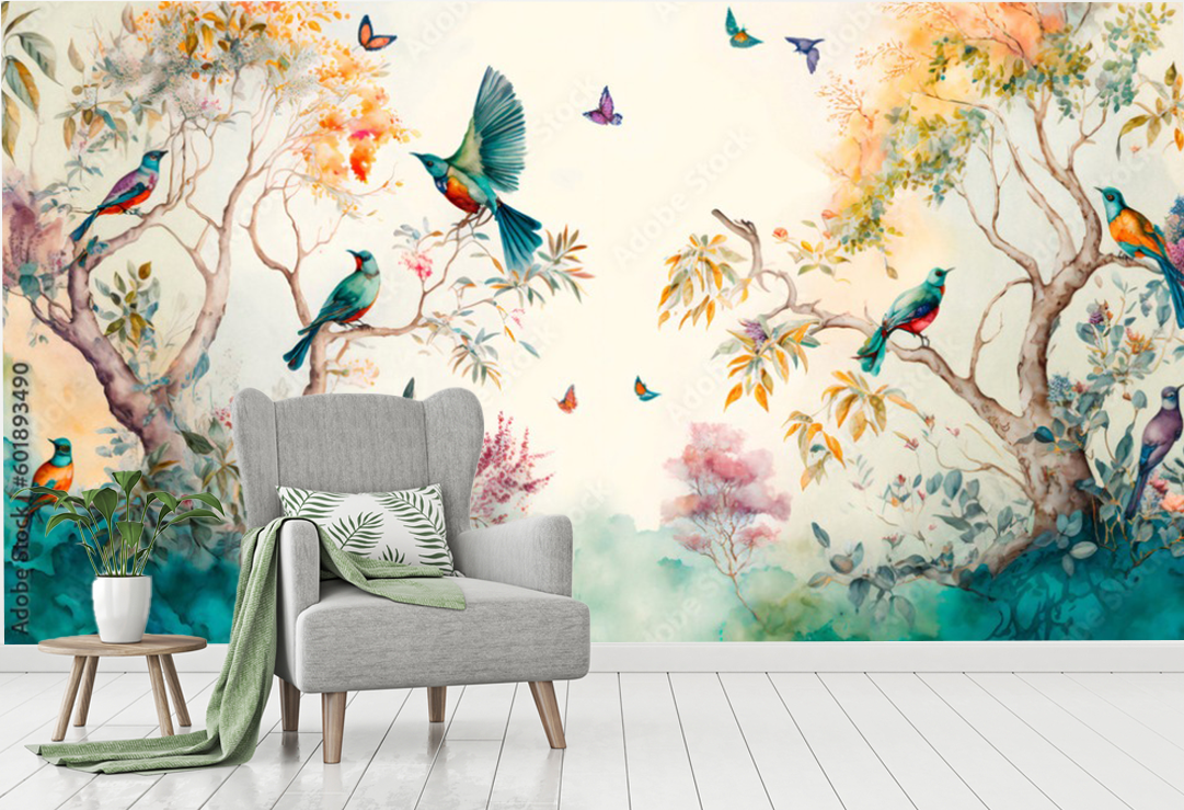 Birds Scene Wallpaper – Myindianthings