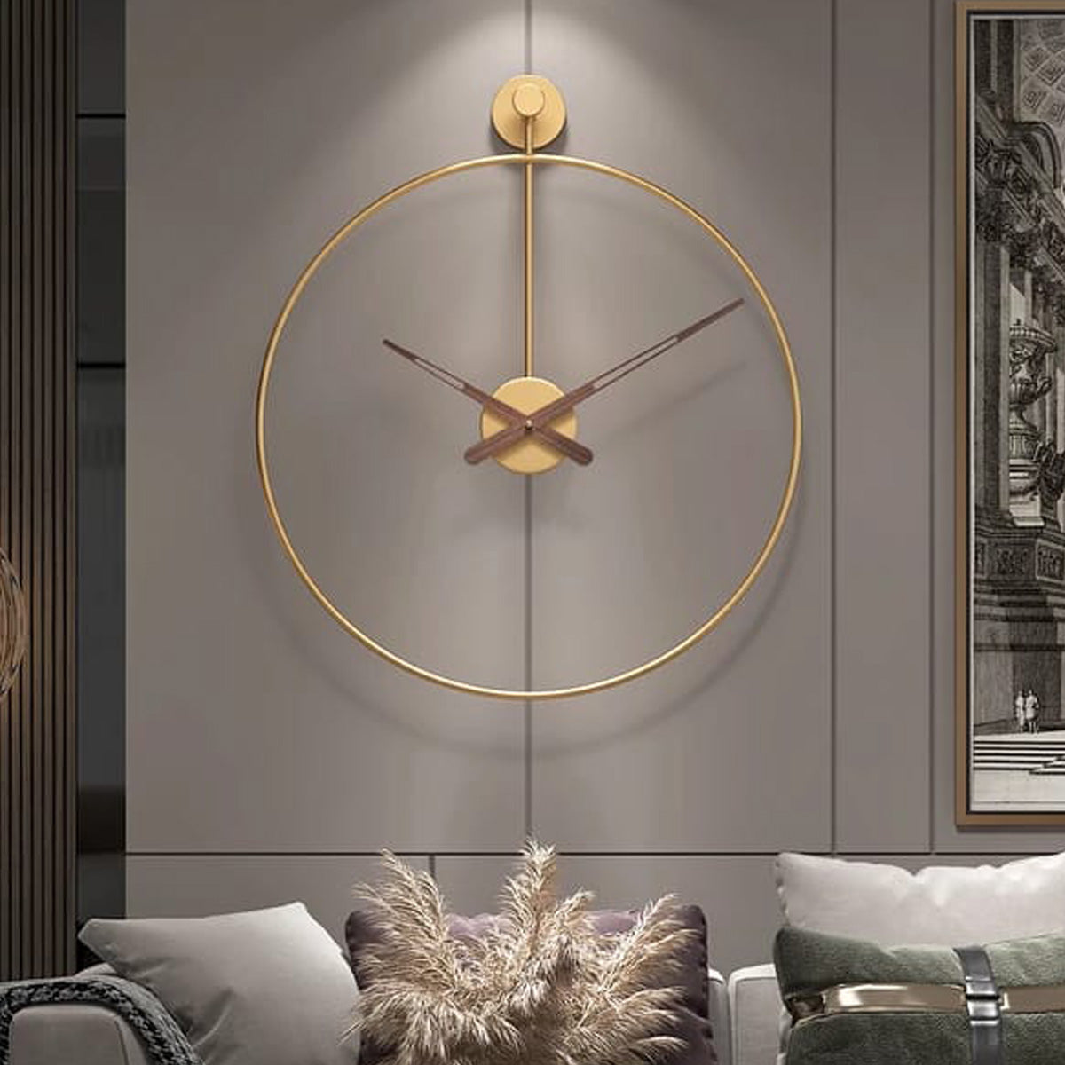 Minimalist Ring Wall Clock – Myindianthings