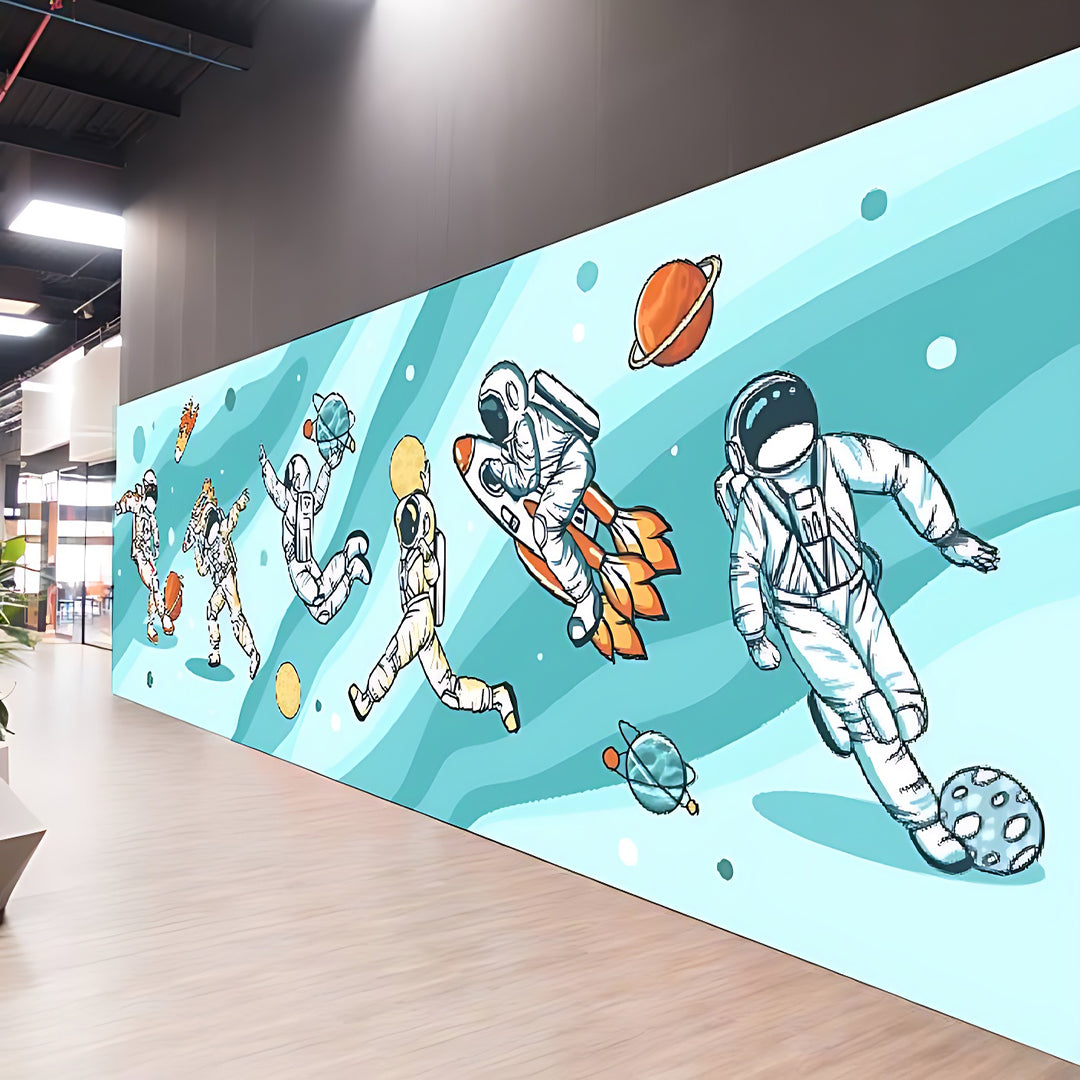 Astroscale Childrens Green Space Wallpaper – Myindianthings