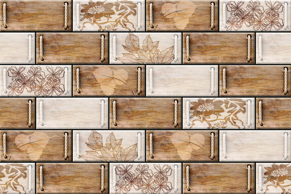 Brick style tile Customised Wallpaper – Myindianthings